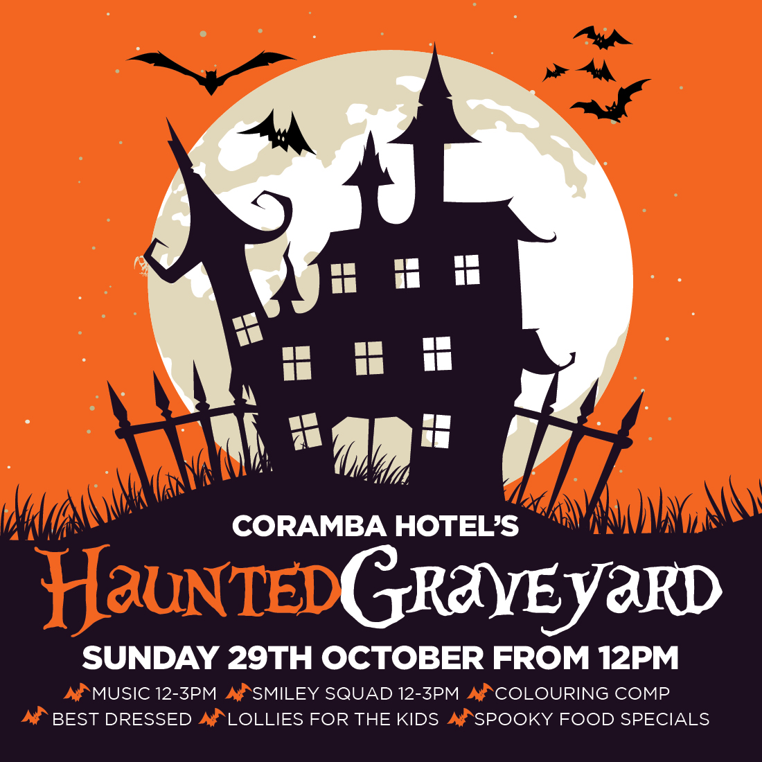 Haunted Graveyard 2023 | Coramba Hotel - Coramba Hotel